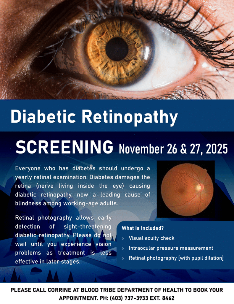 KDP Diabetic Retinopathy Screening - Blood Tribe Department of ...